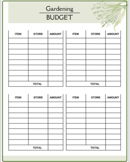 Free Printable Gardening Planner : Secret Life of Homesteaders